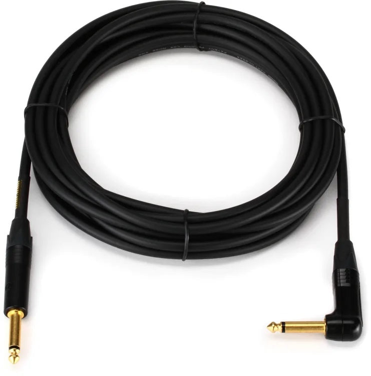 Mogami Gold Instrument 18R Straight to Right Angle Instrument Cable ...