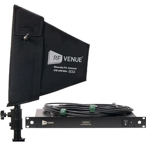 RF Venue DISTRO4 4-Channel UHF Antenna Distribution System – Key Note Music