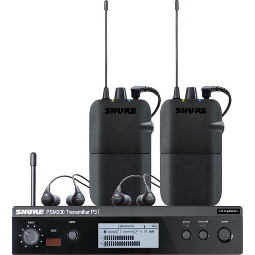 Shure PSM 300 Twin-Pack Wireless In-Ear Monitor Kit – Key Note Music