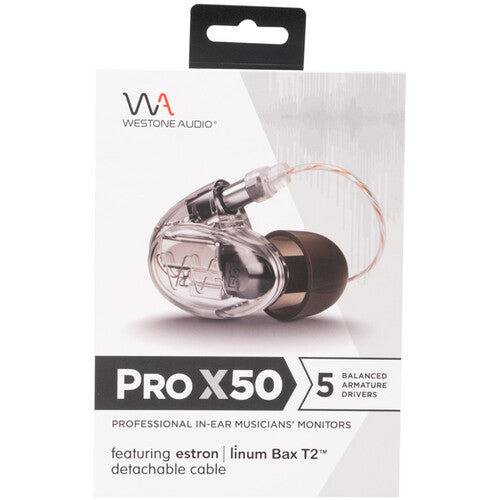 Westone Pro X50 Universal-Fit Professional 5-Way In-Ear Musician's Mon ...