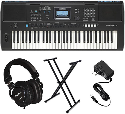 Yamaha PSR-E473 Keyboard Bundle – Key Note Music