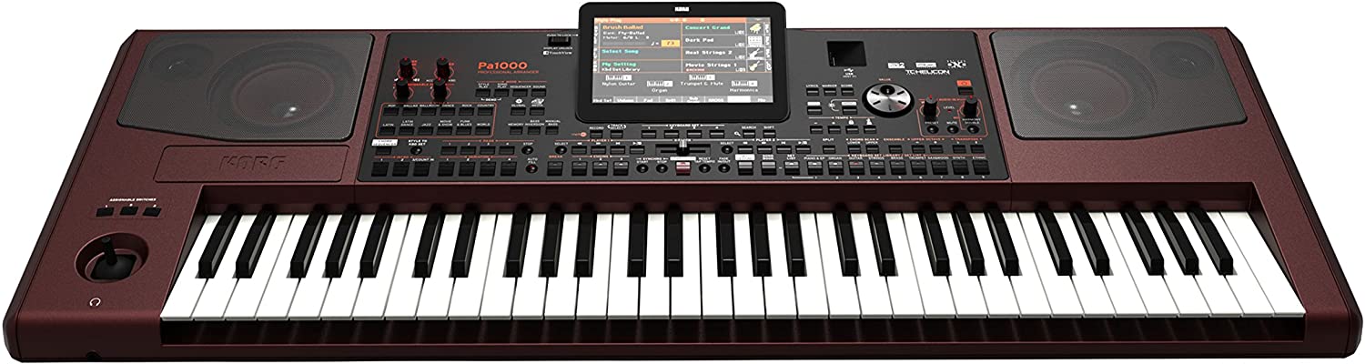 Korg Pa1000 61-Key Pro Arranger with Speakers essentials bundle – Key Note